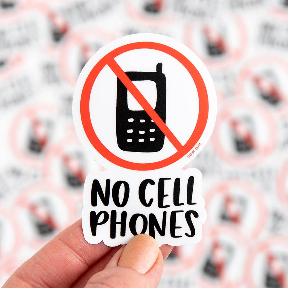 No Cell Phones Decal Sticker – So Much More To The Story: A Bookery